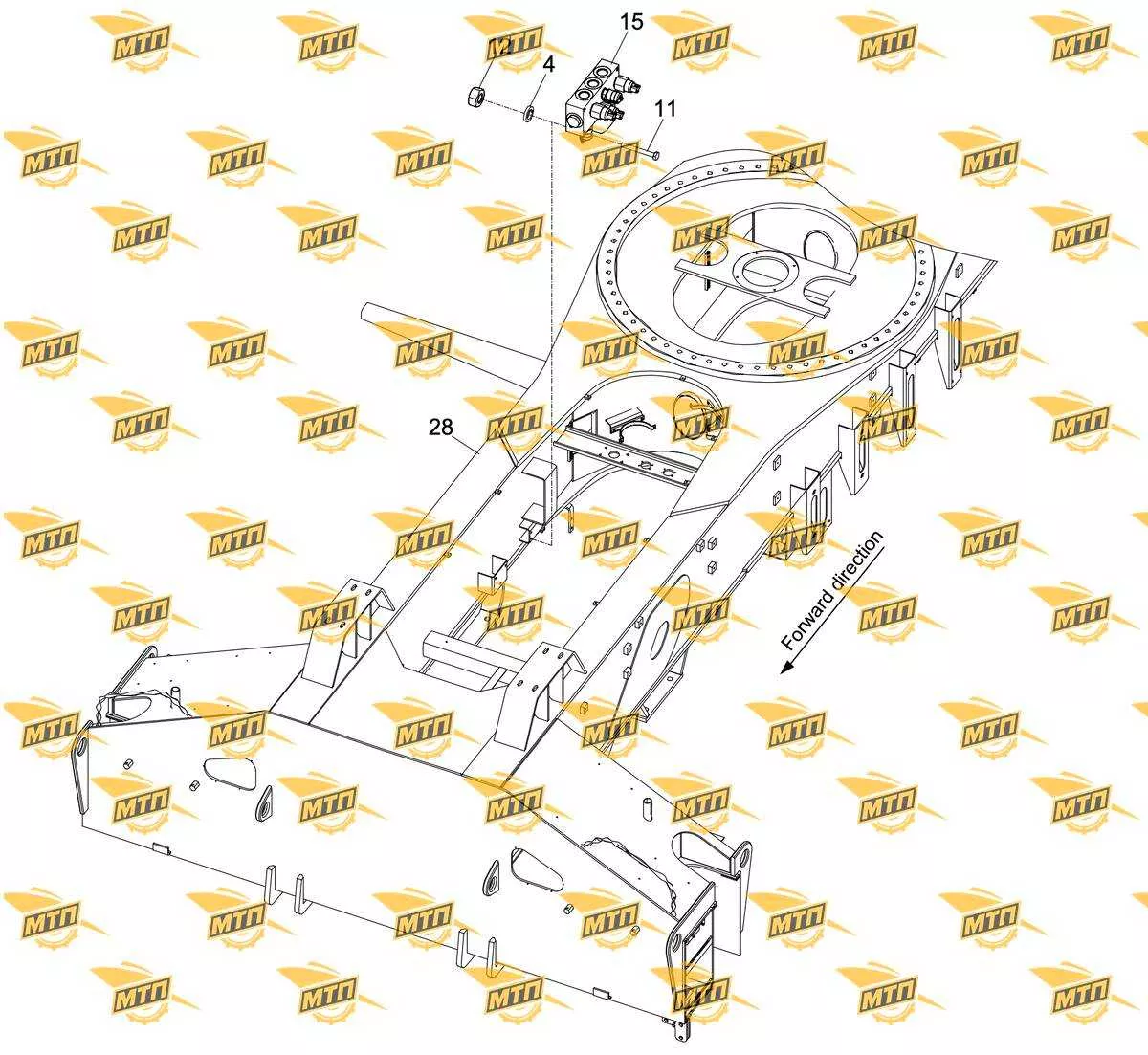 CHASSIS FRAME VALVE INSTALLATION (BRAKE VALVE ASSY. INSTALLTION ...